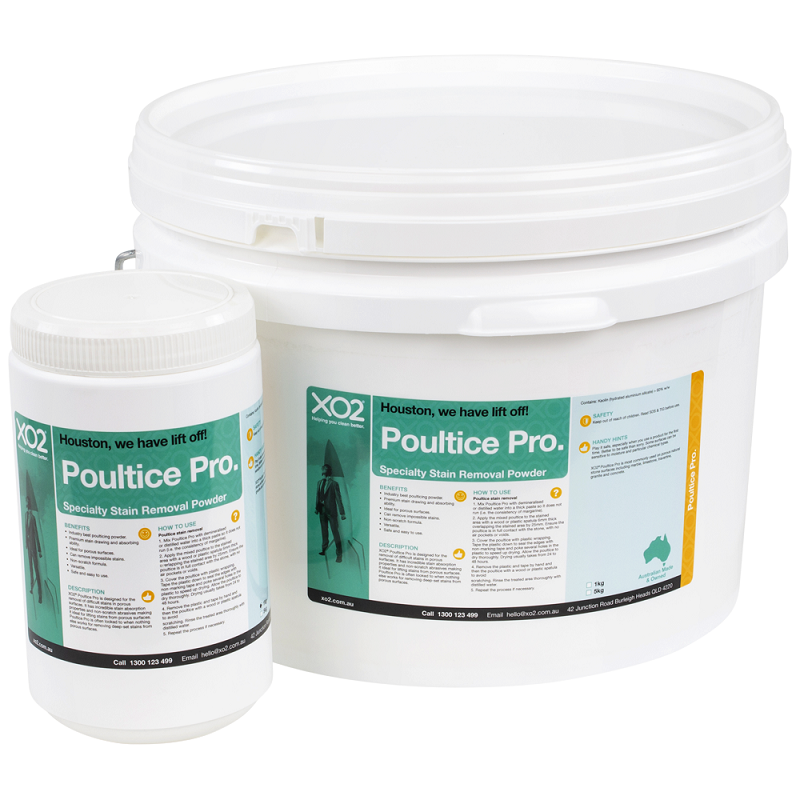Poultice Pro - Specialty Stain Removal Powder | XO2®