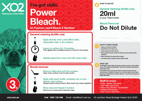 Power Bleach - All Purpose Liquid Bleach Cleaner & Disinfectant